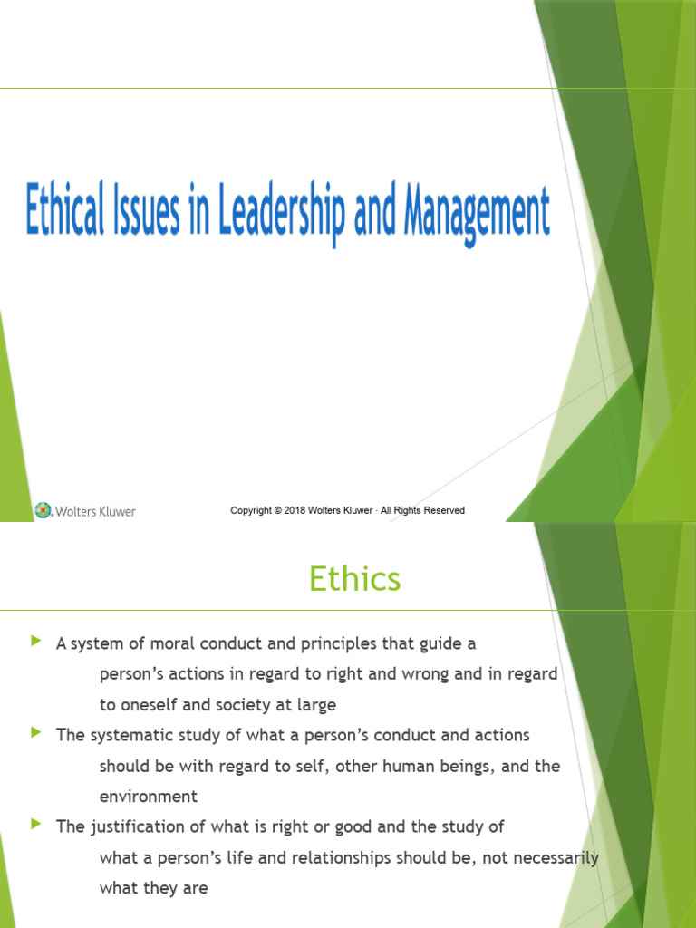 Marquis Chapter 04 PPT Ethics Issues in Leadership and Management | PDF | Decision Making | Morality