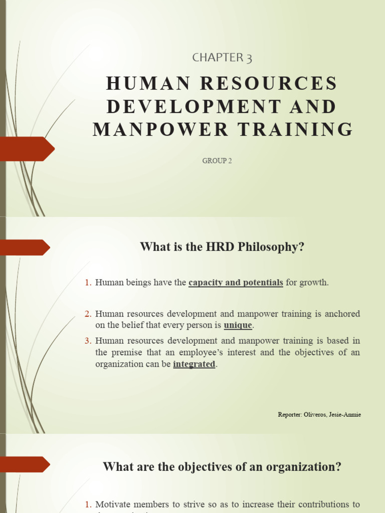HRD & Training Essentials | PDF | Human Resources | Organizational Behavior