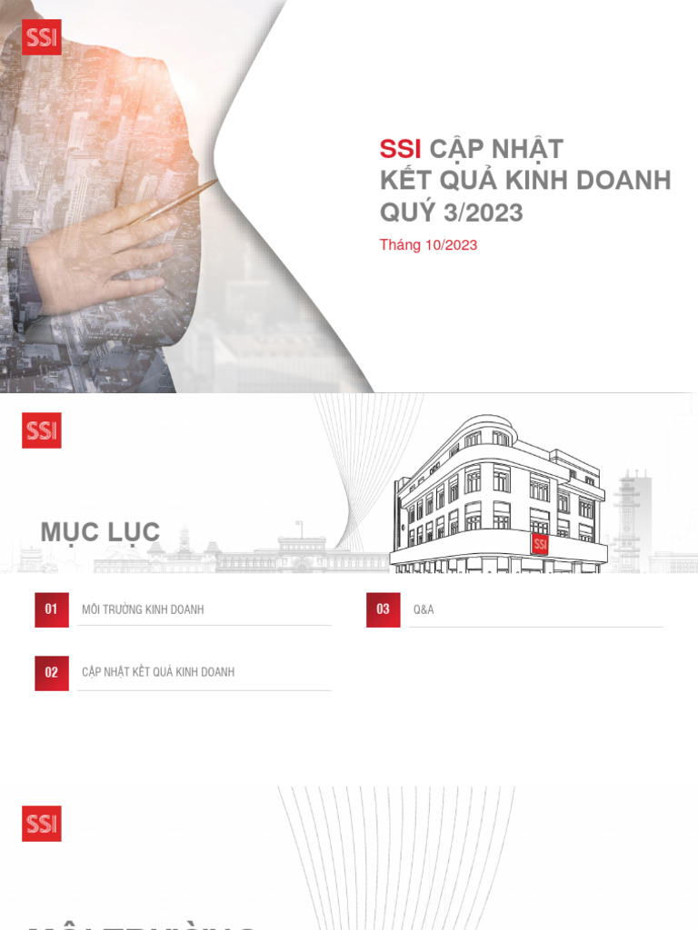 Cập nhật SSI KQKD 3Q2023 - Final 1 | PDF