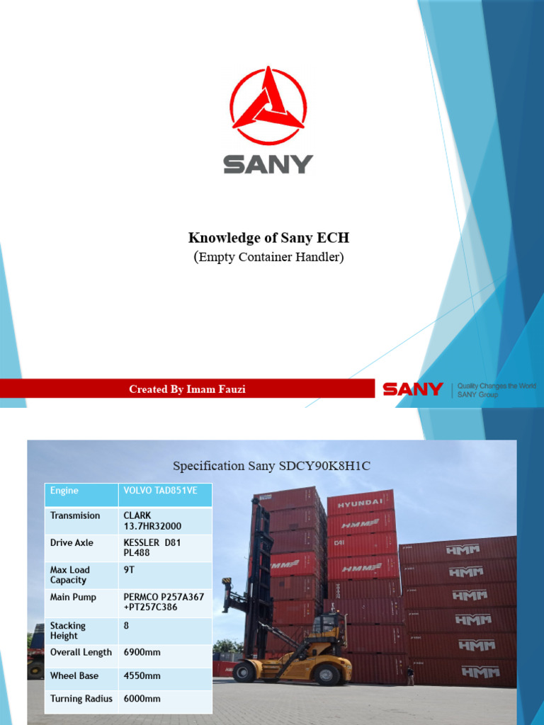 Training Sany Sideloader | PDF