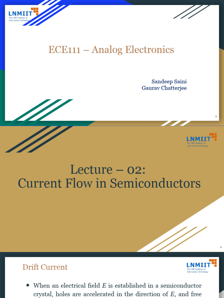 LN02 | PDF | P–N Junction | Electronic Engineering