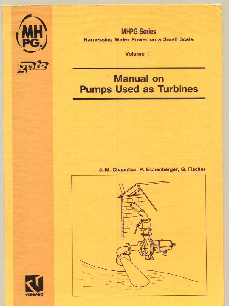 165 Manual On Pumps Used As Turbines | PDF | Ingeniería mecánica | Tecnologías de gas