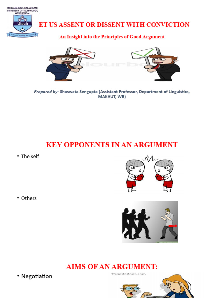 Principles of Argument | PDF | Argument | Reason