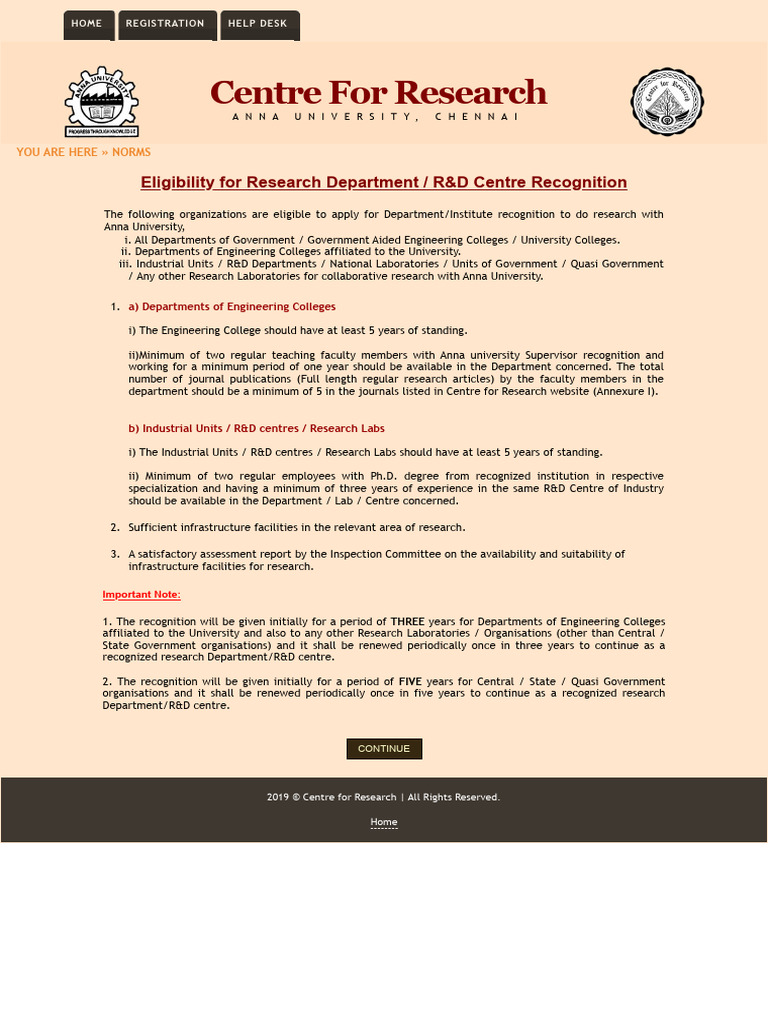 Research Recognition Guidelines | PDF