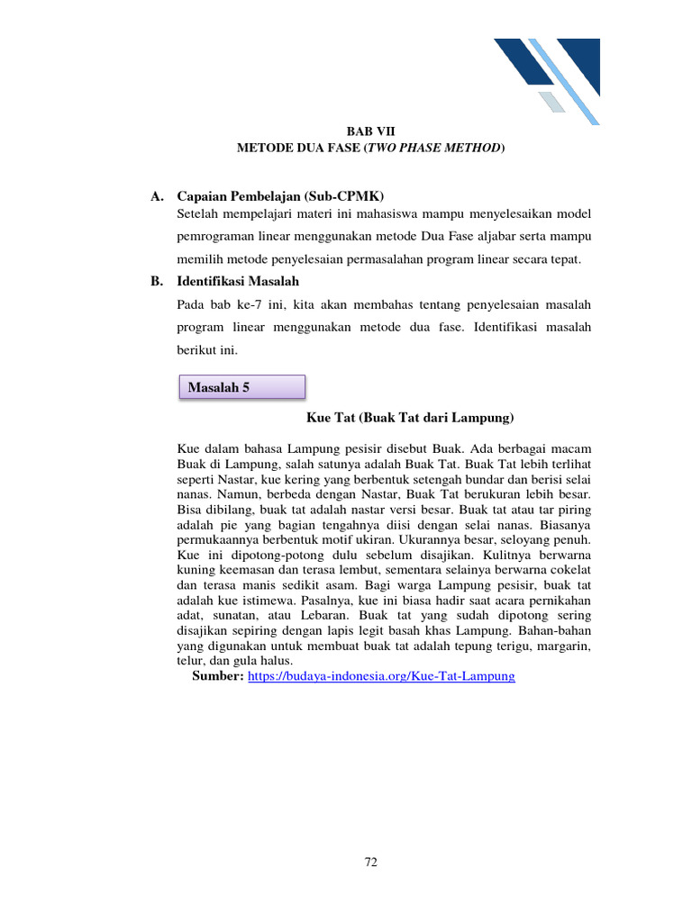 Metode Dua Fase | PDF | Metode & Bahan Ajar