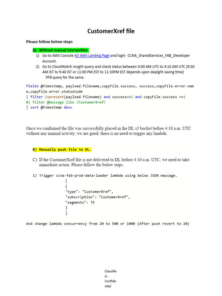 CustomerXref File Daily Push | PDF | Distributed Computing Architecture | Information Technology