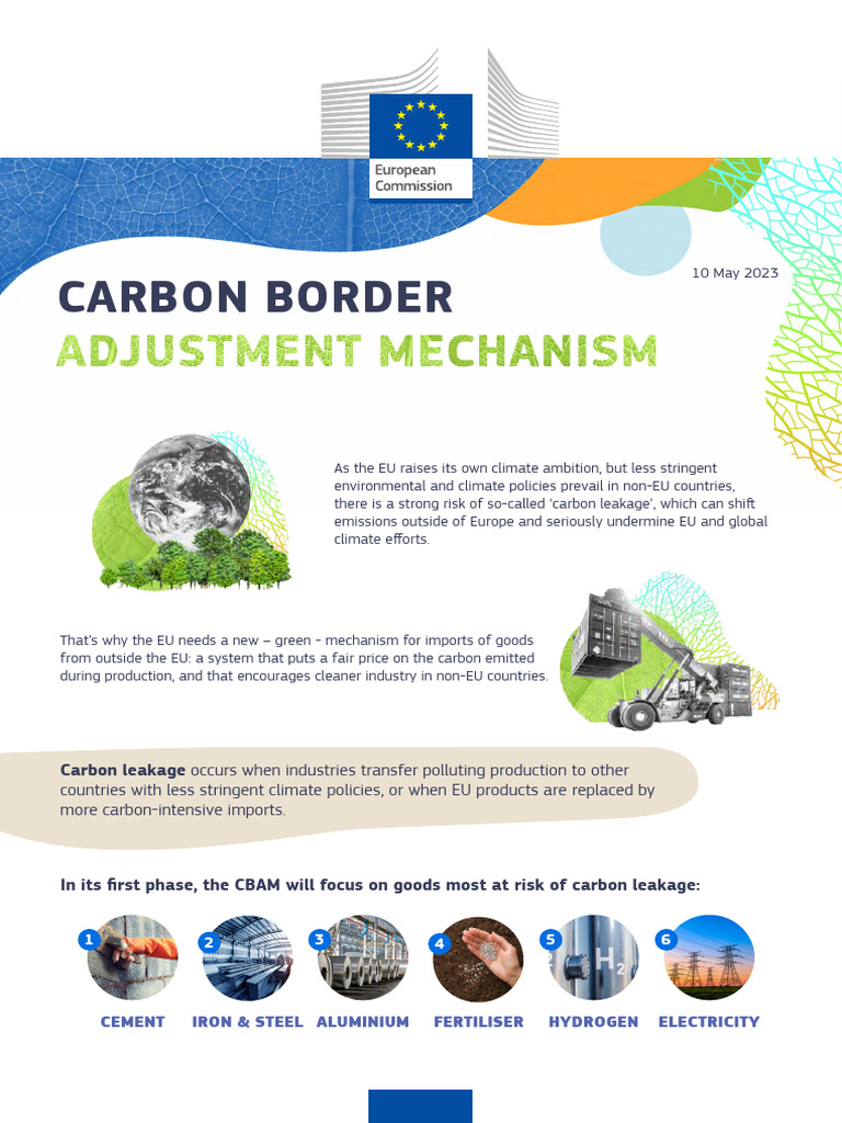 CBAM Factsheet | PDF | European Union | Climate Change Policy