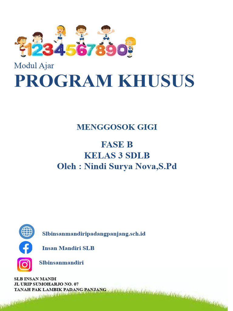 Modul Progsus Menggosok Gigi | PDF