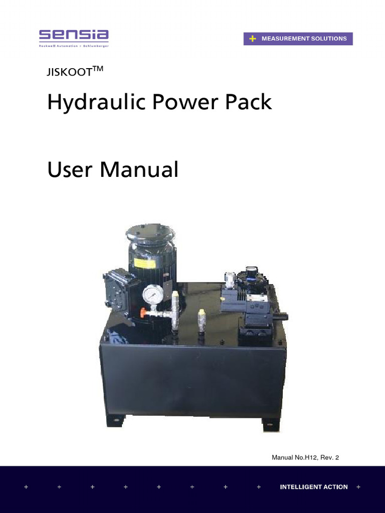 Jiskoot Hydraulic Power Pack UK | PDF | Pump | Valve