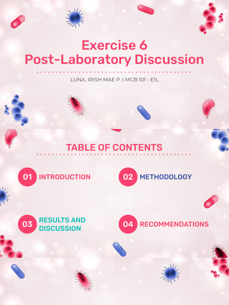 Exercise 6 Postlab Discussion | PDF | Staining | Gram Positive Bacteria