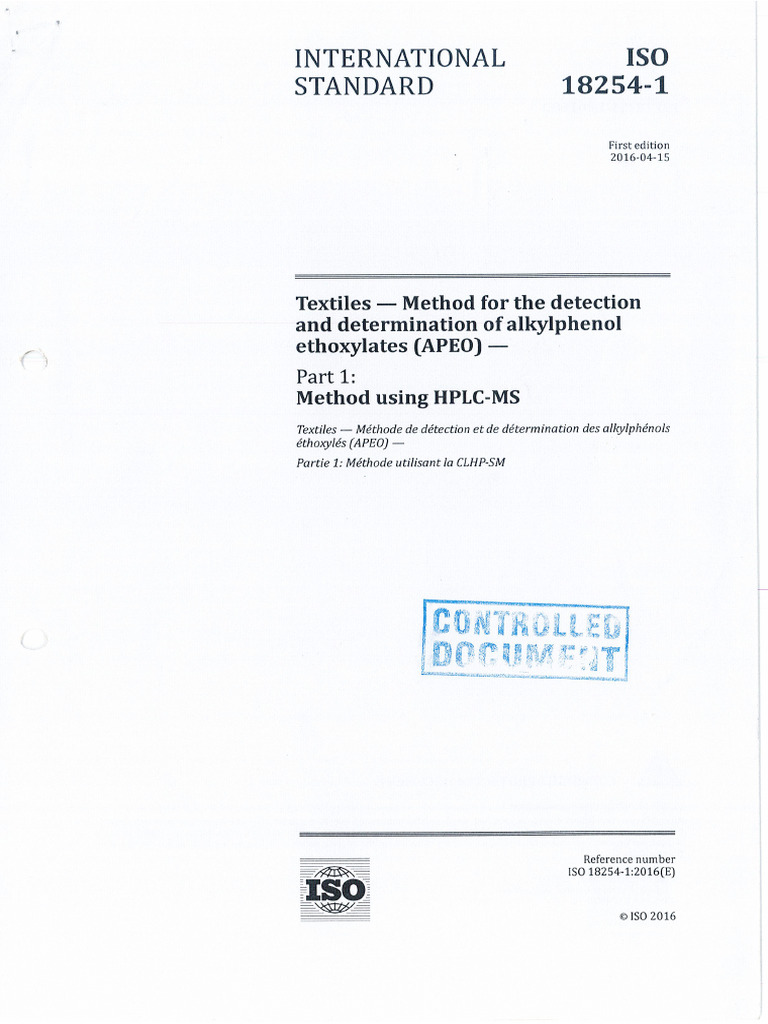 Iso 18254-1-2016 | PDF