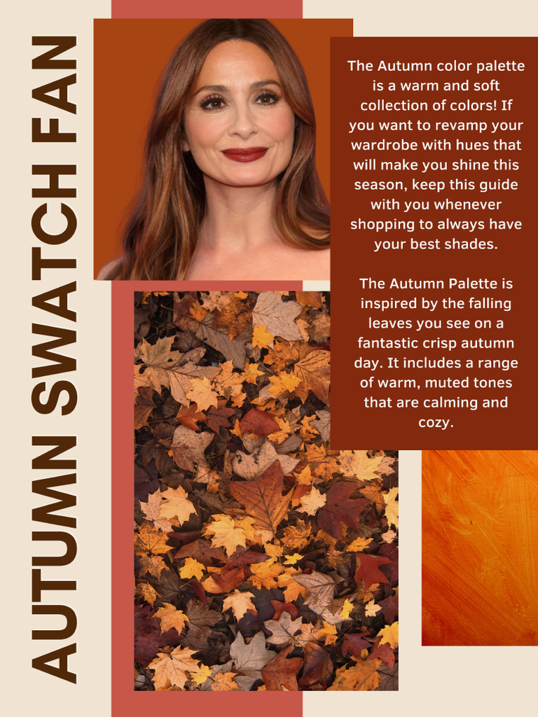 Autumn Digital Palette - Color Me Beautiful | PDF