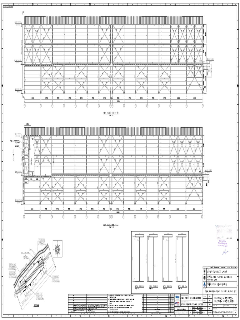 STR-022-014-GA For Steel-Structure-Bunker Building - Rev0 | PDF
