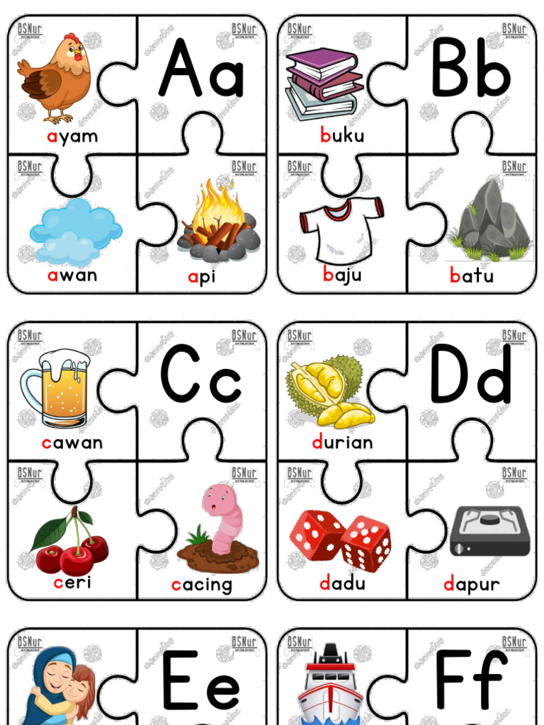 Puzzle Huruf FREE | PDF