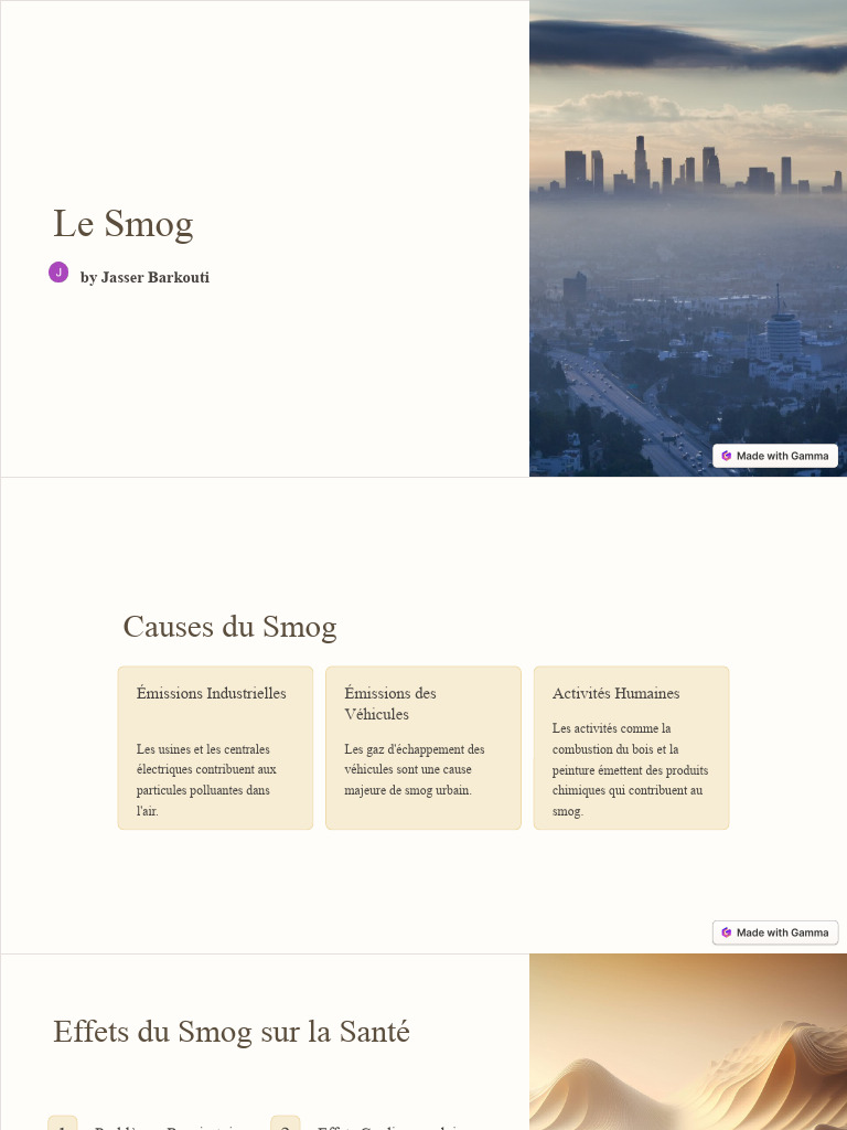 Smog | PDF | Smog | Pollution de l'air