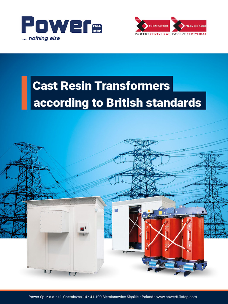 Cast Resin Transformers According To British Standards | PDF ...