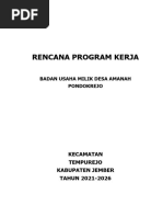 Program Kerja BUM Desa 2025 | PDF