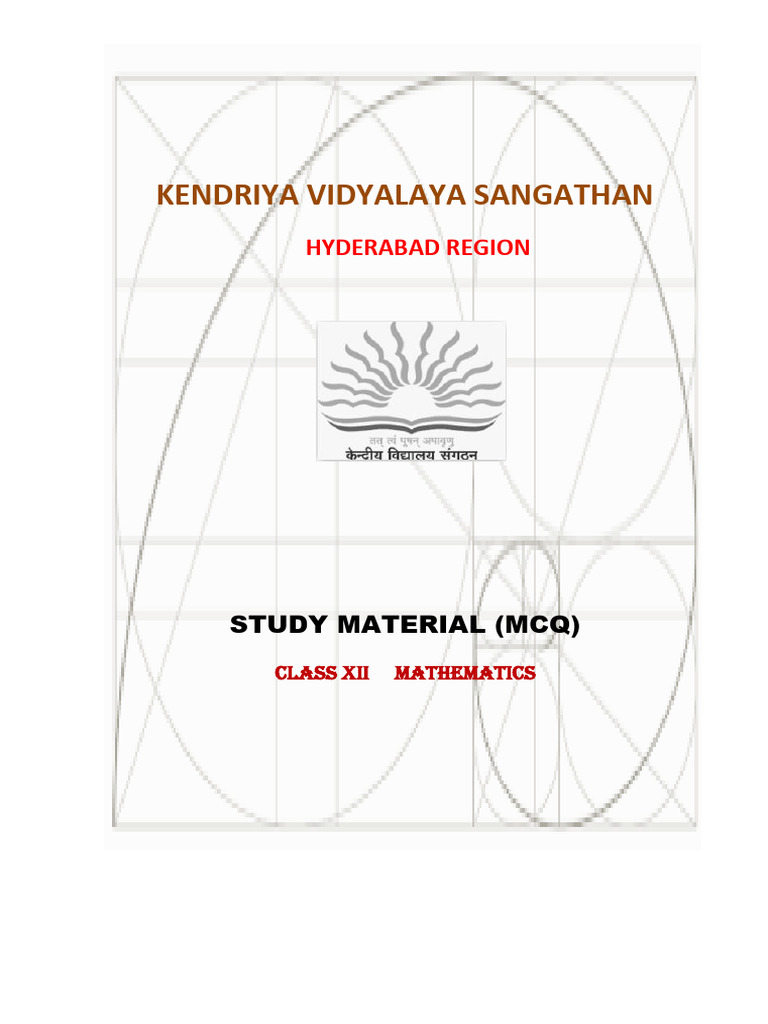 Xii Maths | PDF | Function (Mathematics) | Matrix Theory