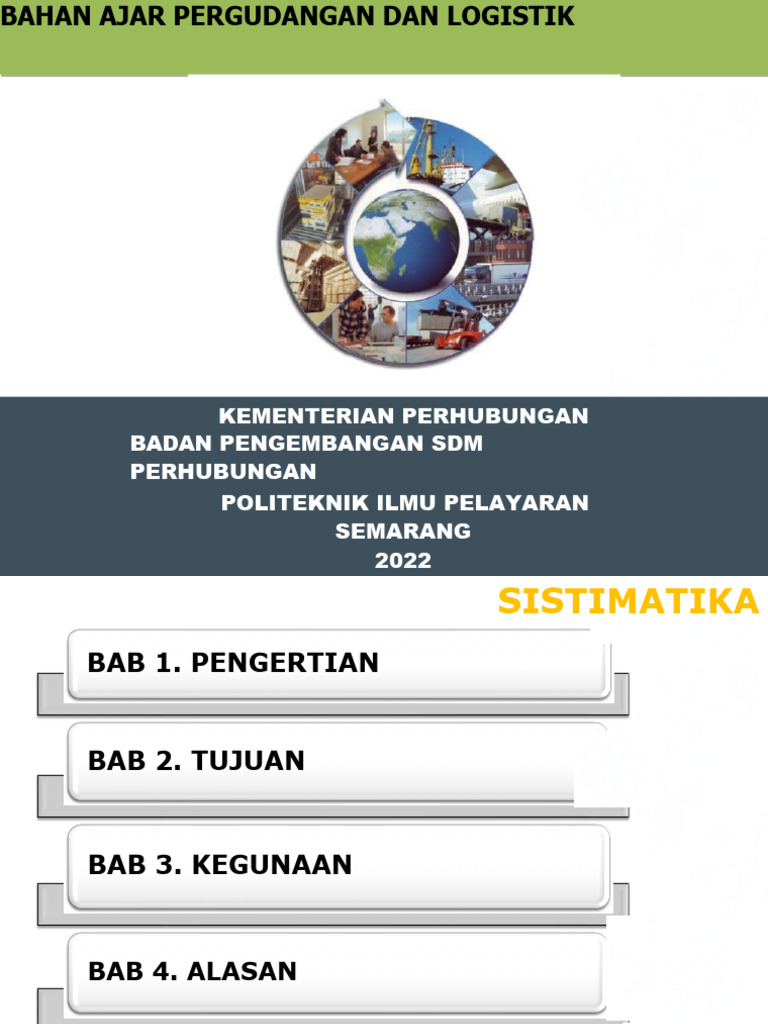 Pergudangan Logistik | PDF | Bisnis