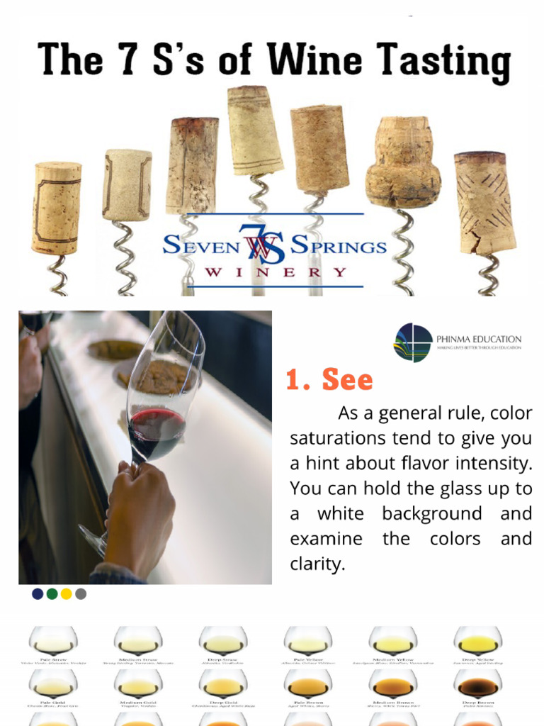 7s of Wine Tasting and Its Life Span | PDF | Wine Tasting | Taste