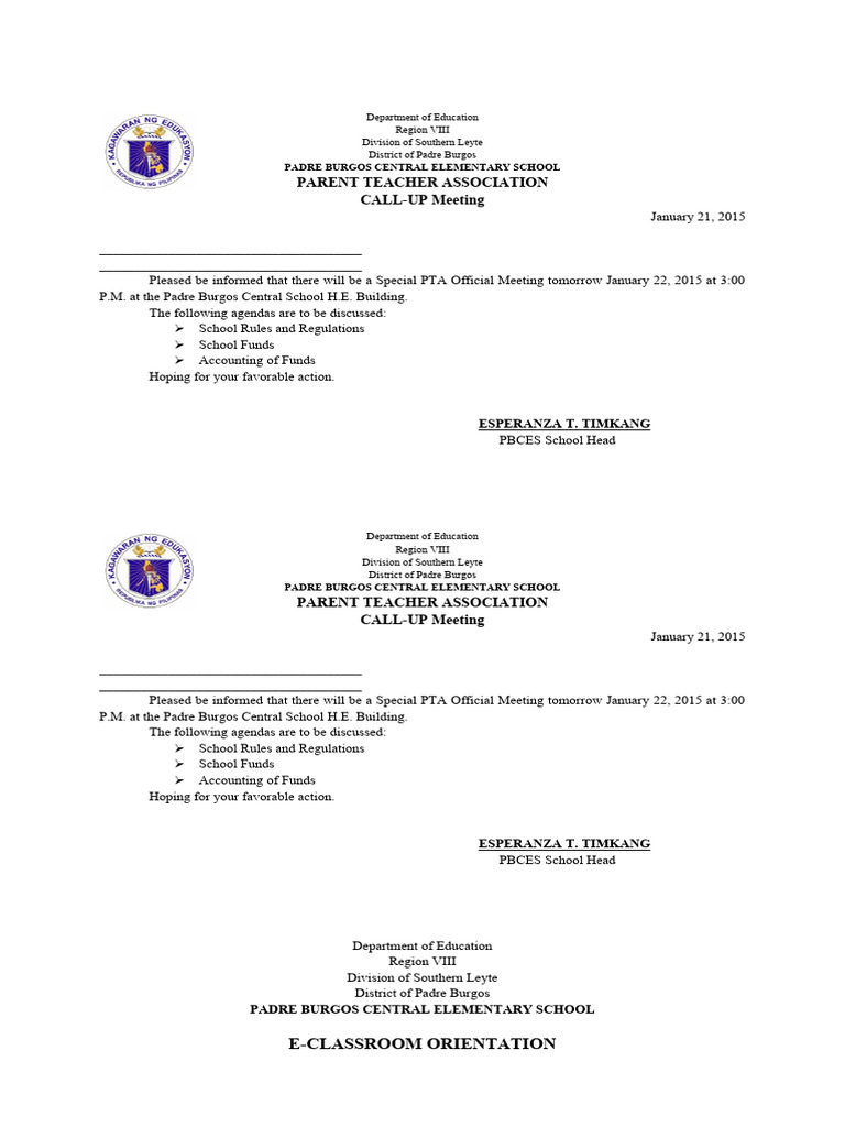 Call Up Meeting SGC | PDF | Educational Organizations | The United States