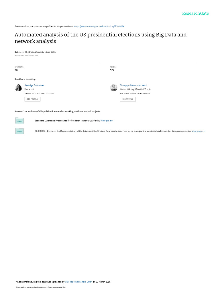 American Elections 2012 | PDF | Parsing | Analysis