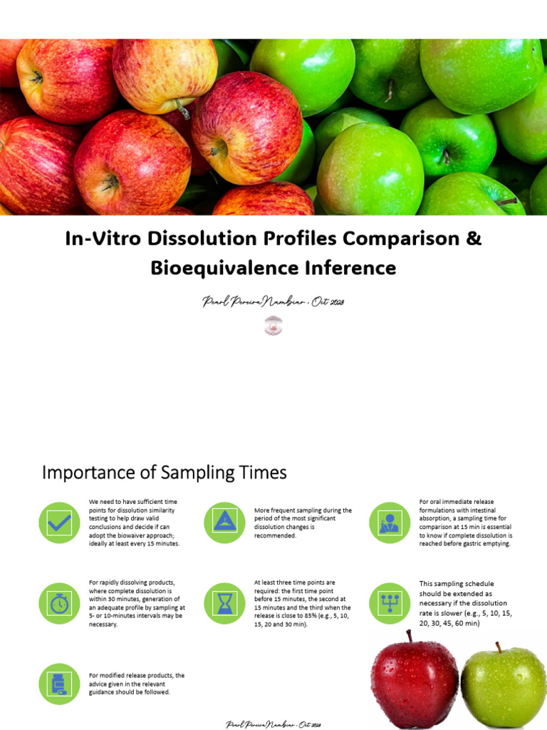 Dissolution Profiles Comparison | PDF | Bootstrapping (Statistics ...