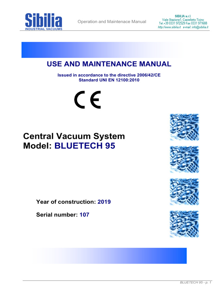 BLUETECH 95 Vacuum System Manual | PDF | Vacuum Tube | Personal ...