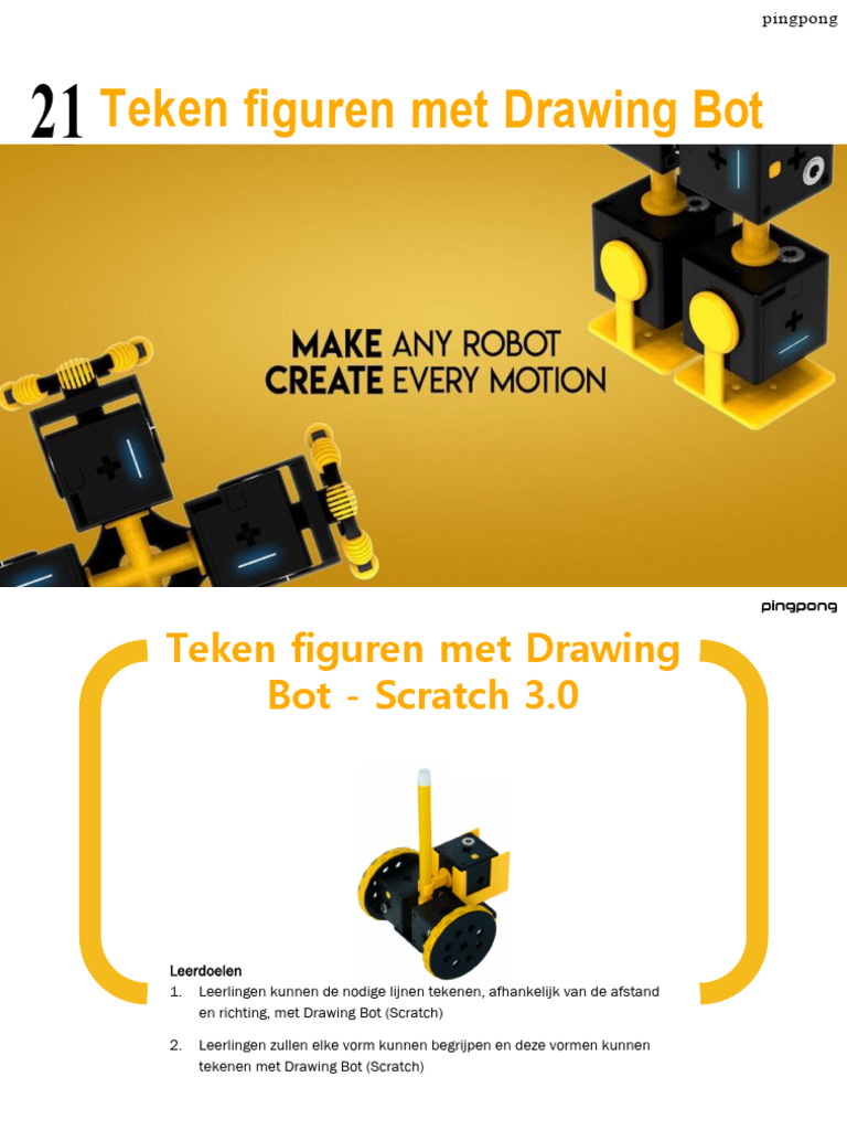 21 Teken Figuren Met Drawing Bot | PDF