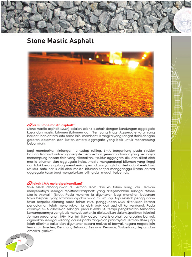 Stone Mastic Asphalt | PDF