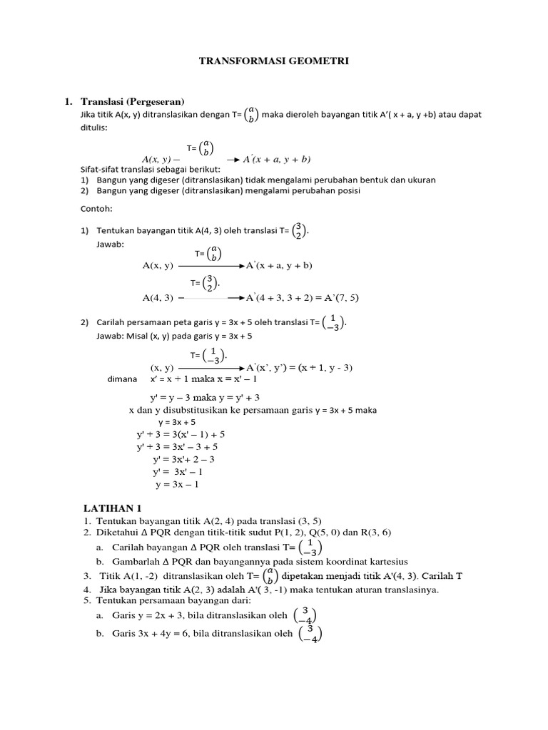 TRANSFORMASI | PDF