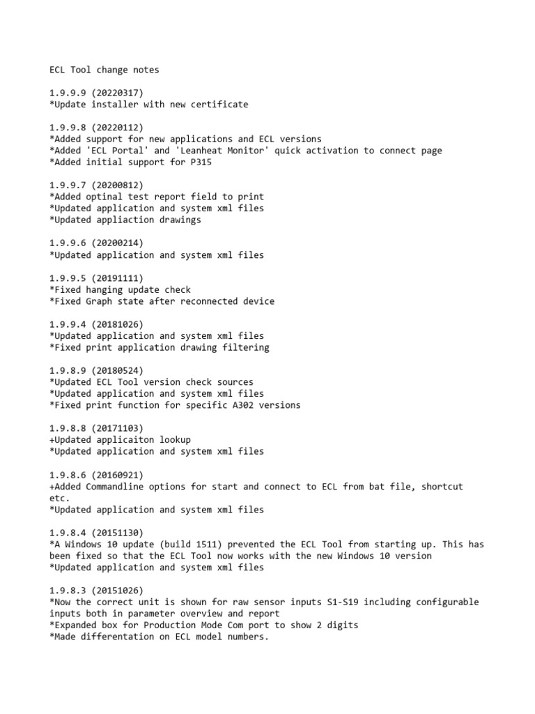 ECL Tool Installer Version | PDF | Computing | Software