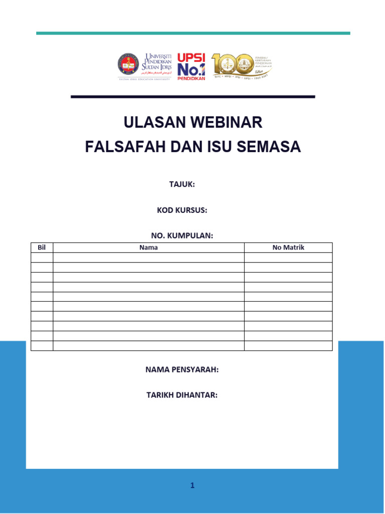 Ulasan Webinar Mahasiswa | PDF