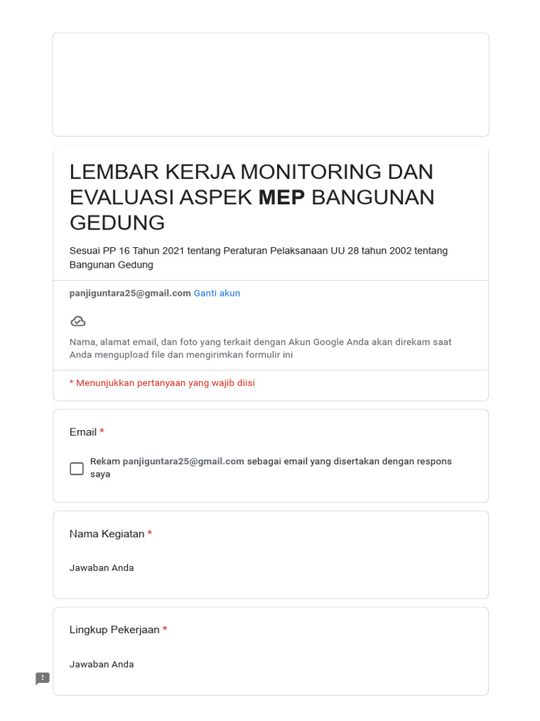 Monitoring MEP Bangunan Gedung | PDF