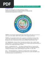 Barangay Organizational Chart 2021 | PDF