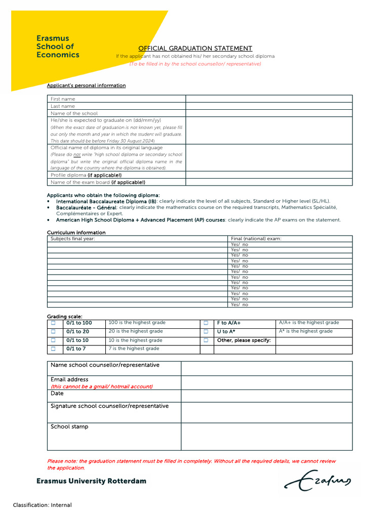 Graduation Statement 2024-2025 | PDF | Career And Technical Education ...