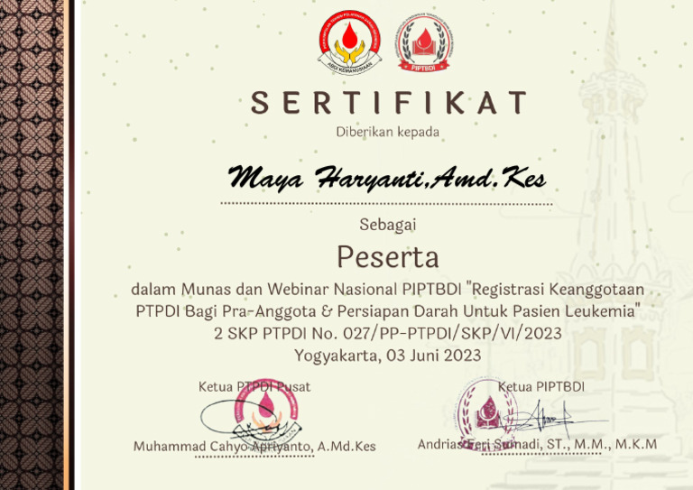 Maya Haryanti, Amd - Kes 2skp | PDF
