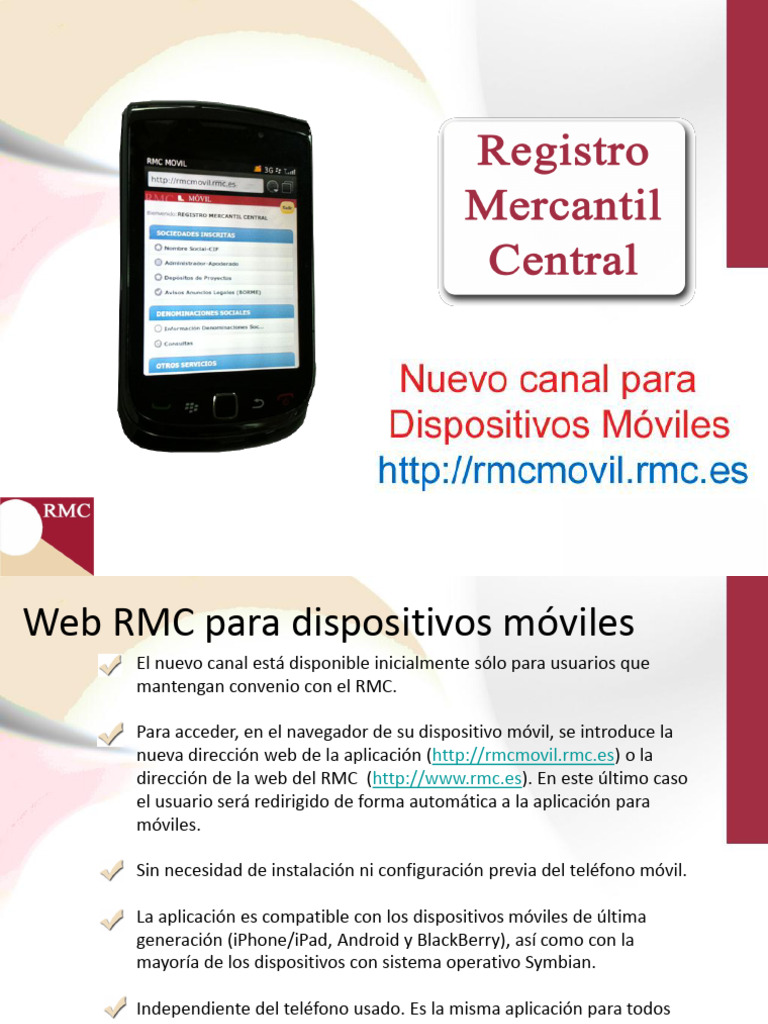 RMC WebMovil V 2 0 | PDF | Red mundial | Internet y web