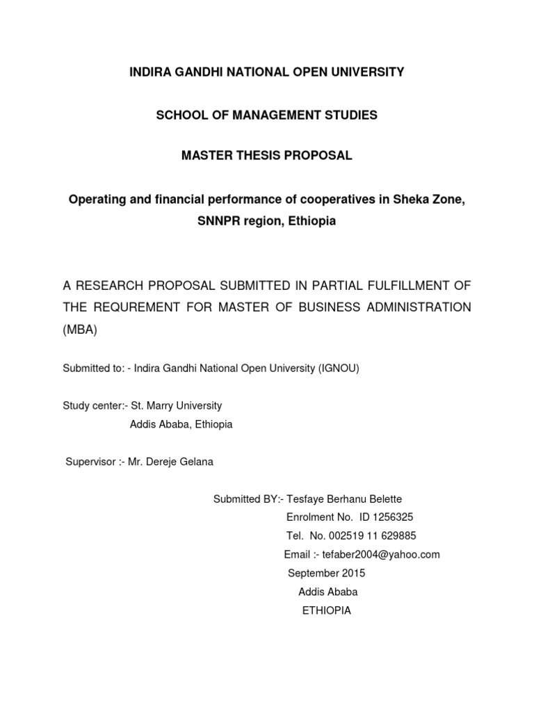 Proposal | PDF | Cooperative | Methodology