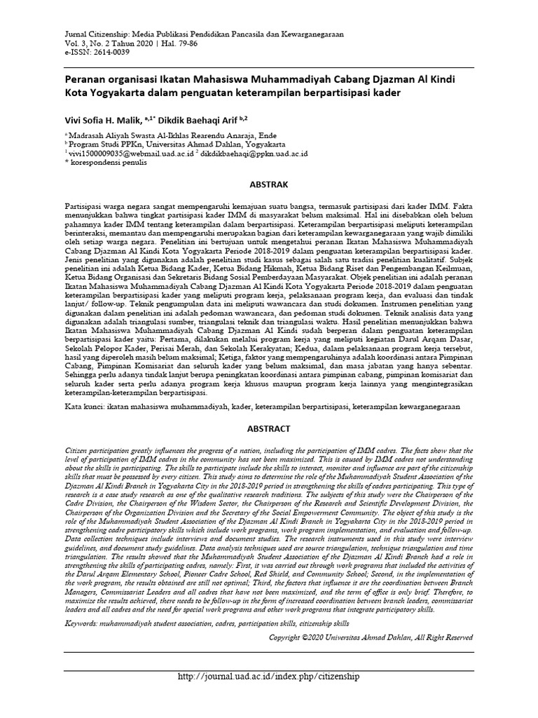 1 PB | PDF | Karier & Perkembangan | Ilmu Sosial