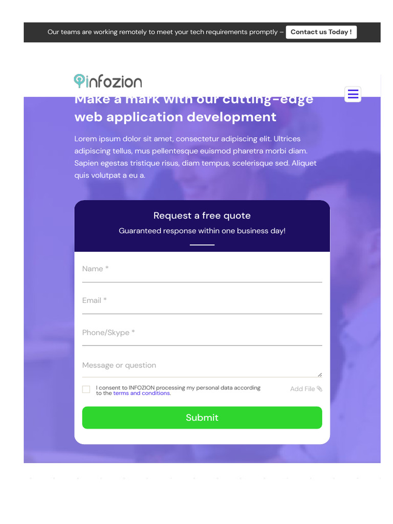 Mobile Development Services | PDF | User Interface | Mobile App