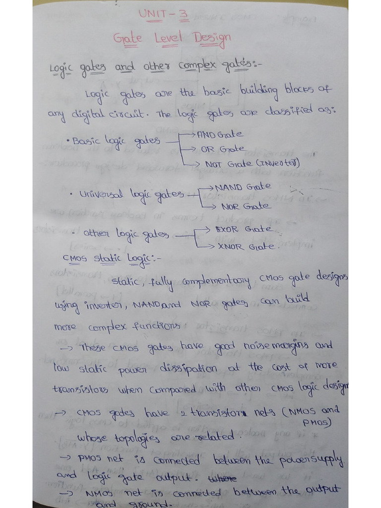 VLSI Unit-3 Total Notes | PDF VLSI Unit-3 Total Notes | PDF