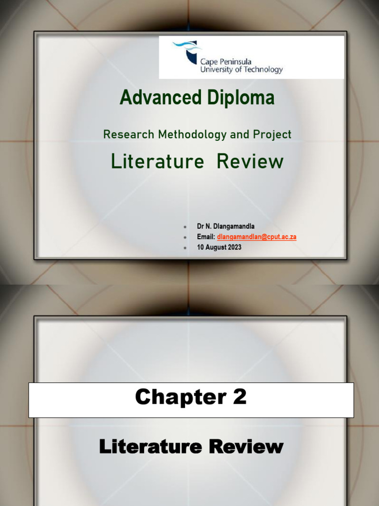 RMP470S Lecture 2-Literature Review | PDF | Plagiarism | Knowledge