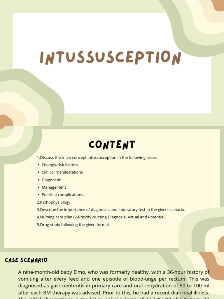 Sample Case Pres - Scenario | PDF | Physiology | Epidemiology