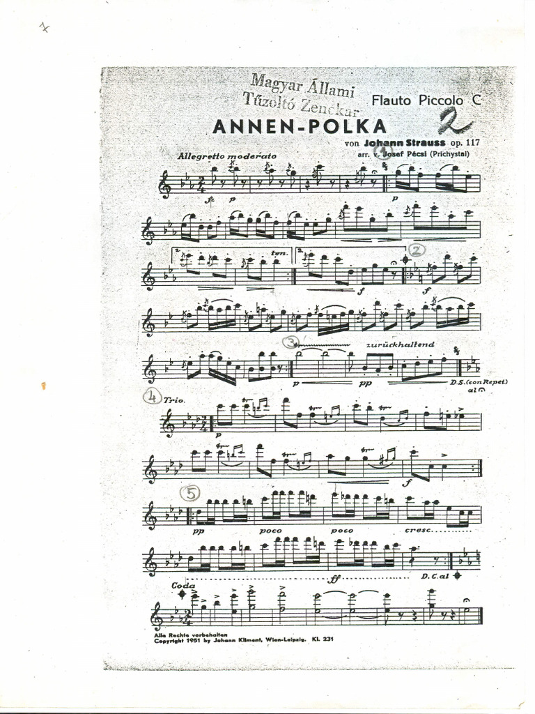 Annen Polka | PDF
