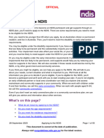 NDIS Access Request Form Guide | PDF | Identity Document | Birth Certificate