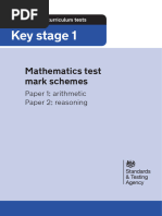 2023 Key Stage 2 Mathematics Mark Schemes | PDF | Decimal | Multiplication