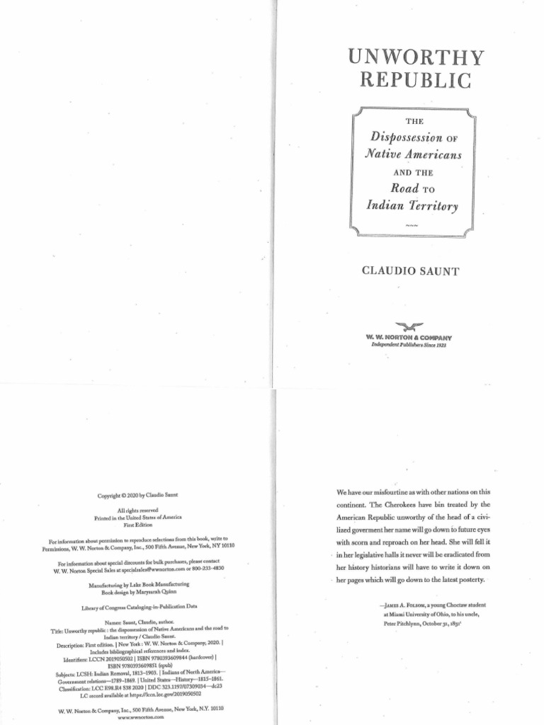 04 Claudio Saunt, Introduction - Words Are Delusive | PDF | History ...