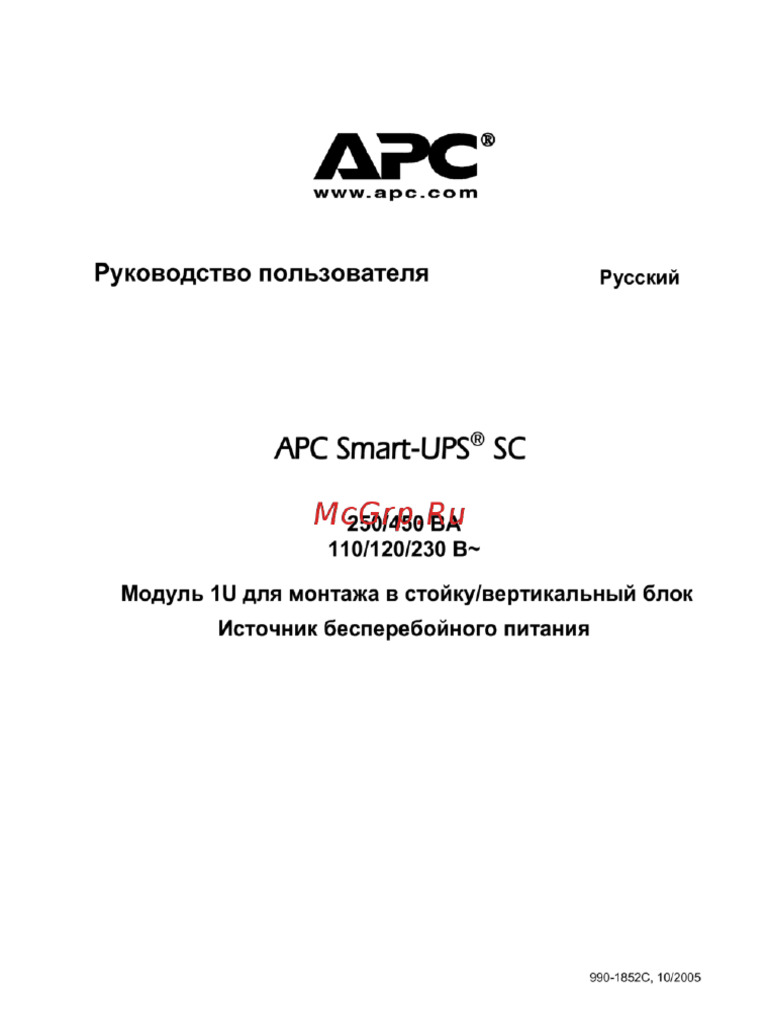 Apc Smart Ups 450 | PDF