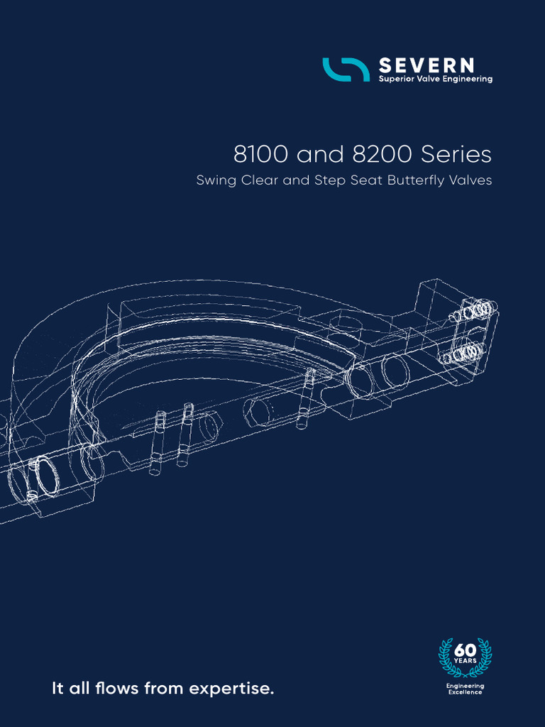 8100 & 8200 Series Butterfly Valves | PDF | Valve | Fluid Dynamics